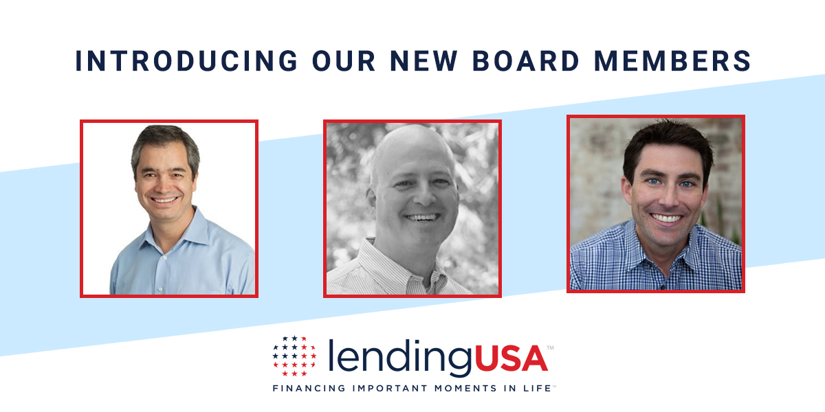 LendingUSA Announces the Appointment of Three New Board Members